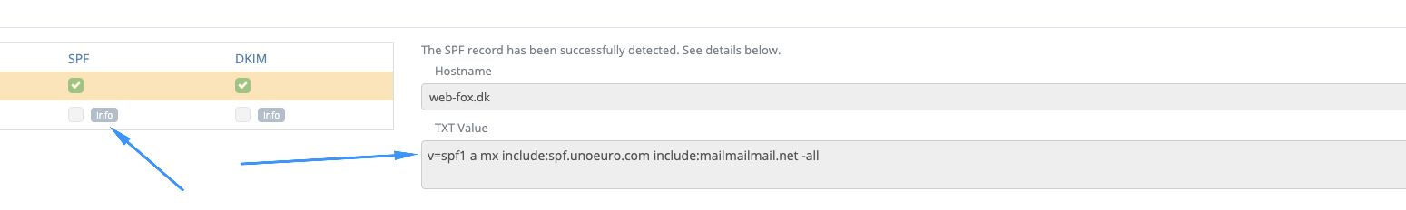 SPF/DKIM setup - MarketingPlatform - Dansk Email Marketing Software
